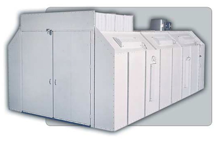 Modified Downdraft Automotive Booths On Barton Associates, Inc.